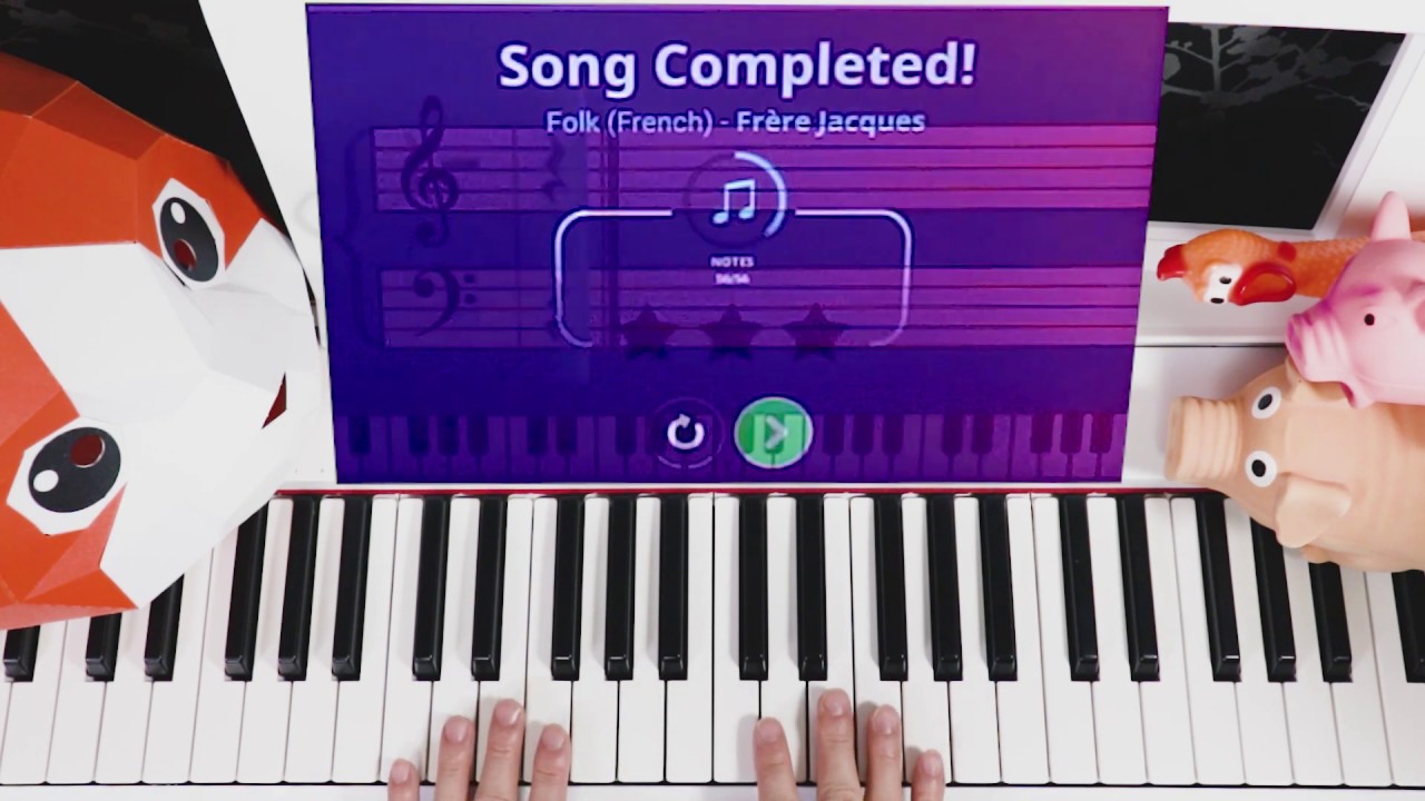 동요 동물 흉내 ( Frere Jacques, Are You Sleeping ) I 심플리피아노 - 필수1 연주곡 - YouTube