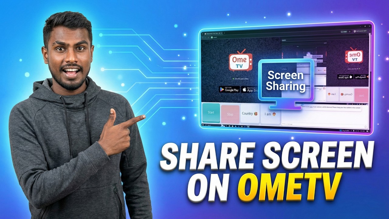 How to Share Screen on OmeTV (Easy Method 2026) - YouTube