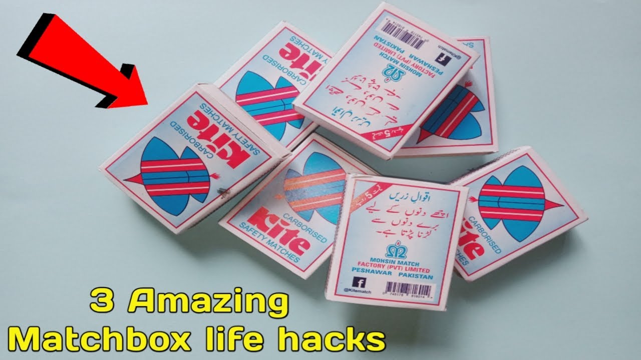 Top 3 Awesome Matchbox life hacks | Amazing Matchbox Ideas | Matchbox ...