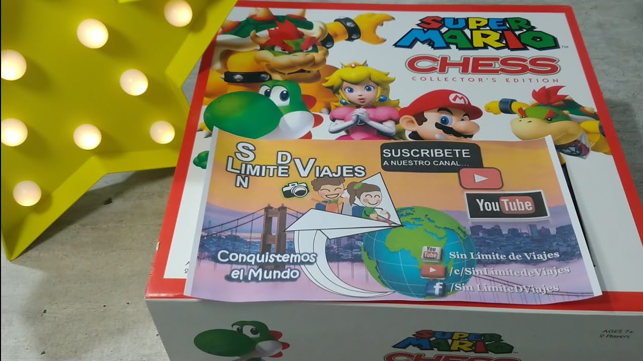 Unboxing SUPER MARIO CHESS COLLECTOR'S EDITION😱 AJEDREZ de SUPER MARIO ...