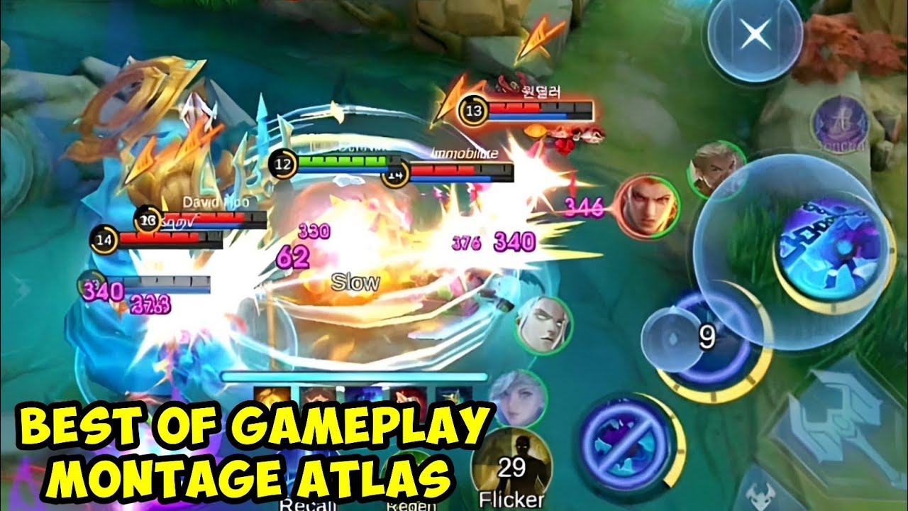 Gameplay Atlas Montage ! Mobile Legend Bang Bang ! MLBB - YouTube