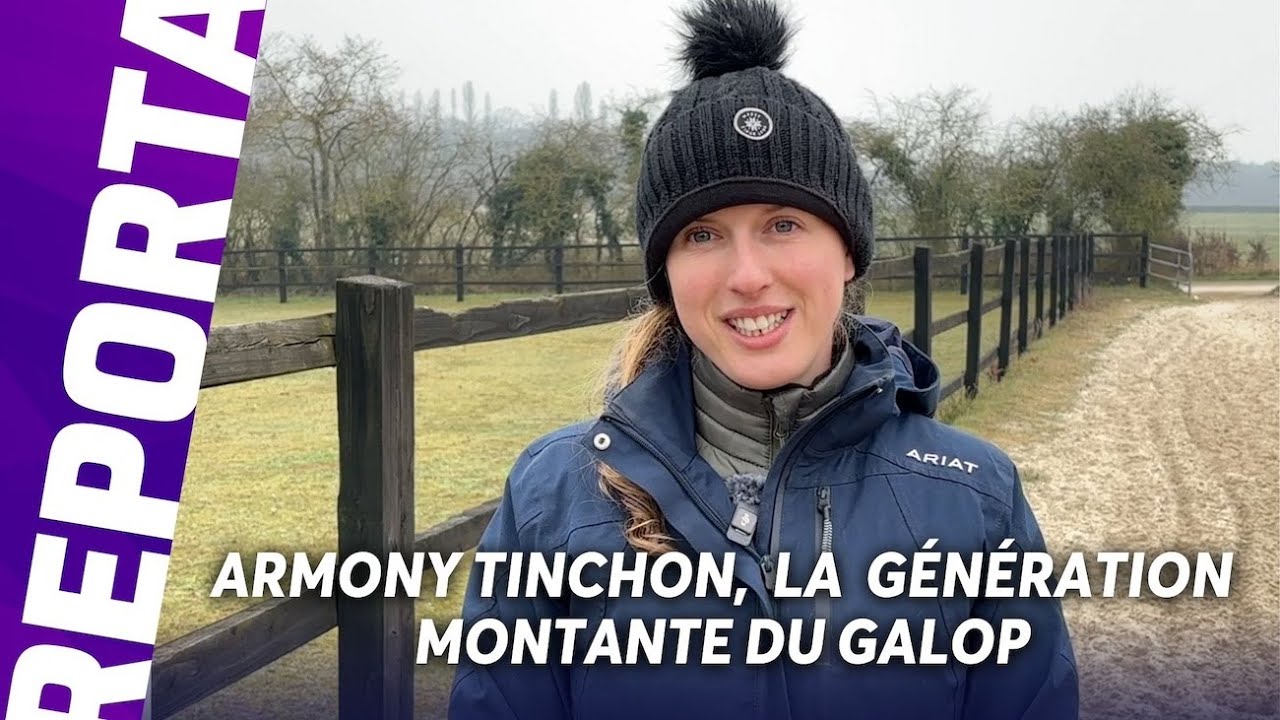 Armony Tinchon - la jeune génération du galop - YouTube