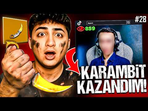 UC'SİZ HESABA YAYINCIDAN KARAMBİT KAZANDIM! | PUBG Mobile