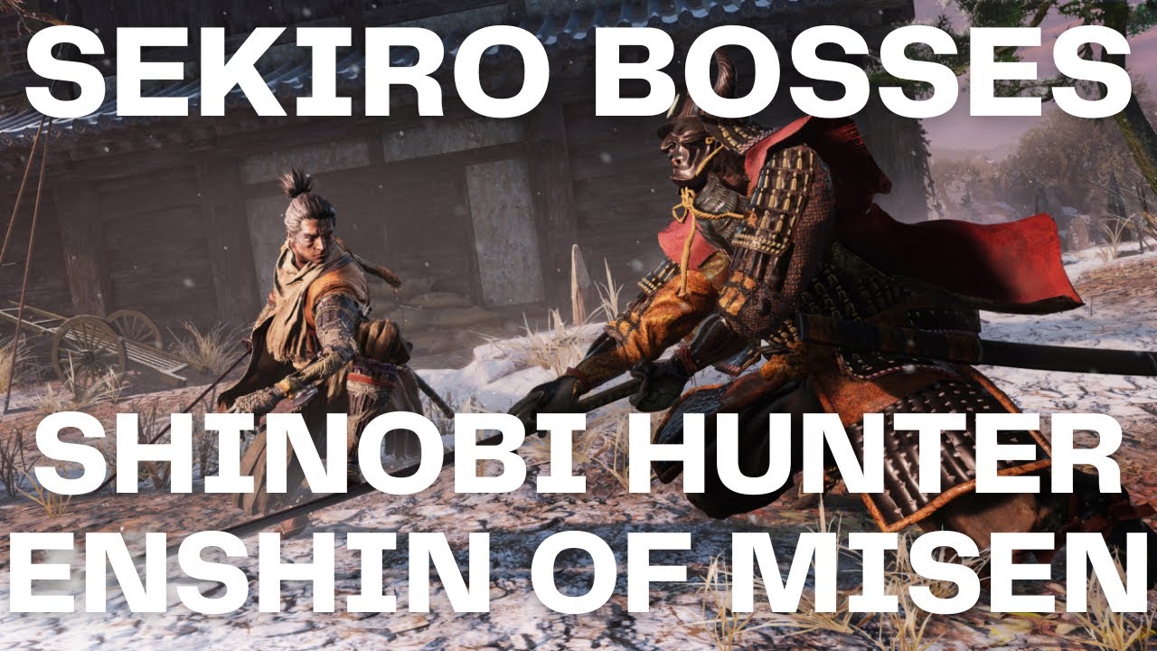 Shinobi Hunter Enshin of Misen | How I Beat Sekiro Bosses - YouTube