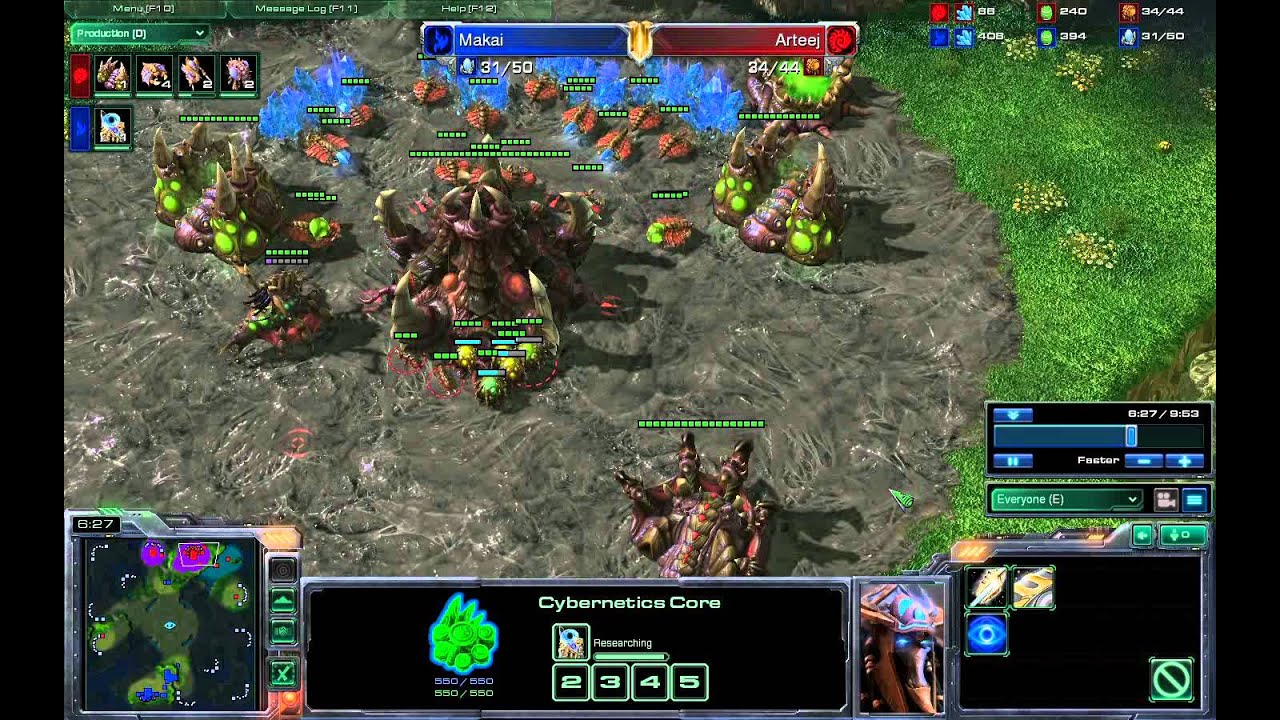 SC2 ladder match 1 - YouTube