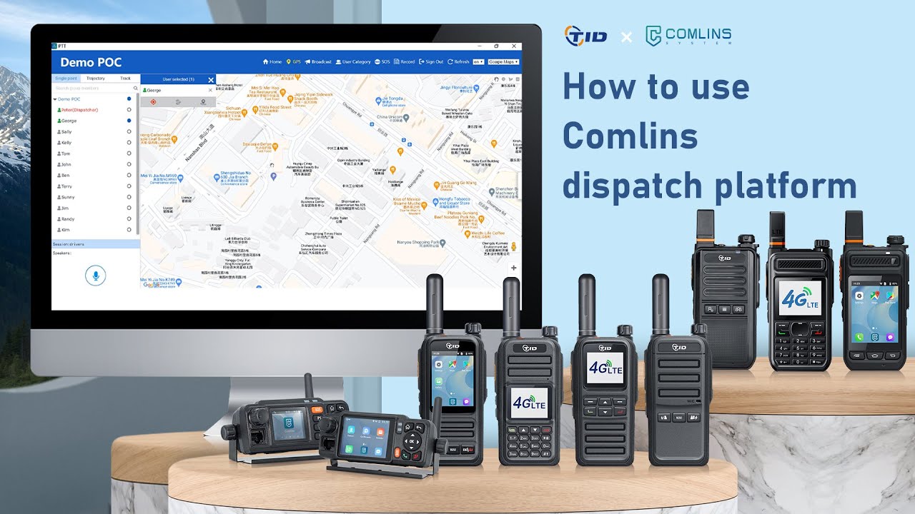 Except zello Company how to use Comlins dispatch platform| TID - YouTube