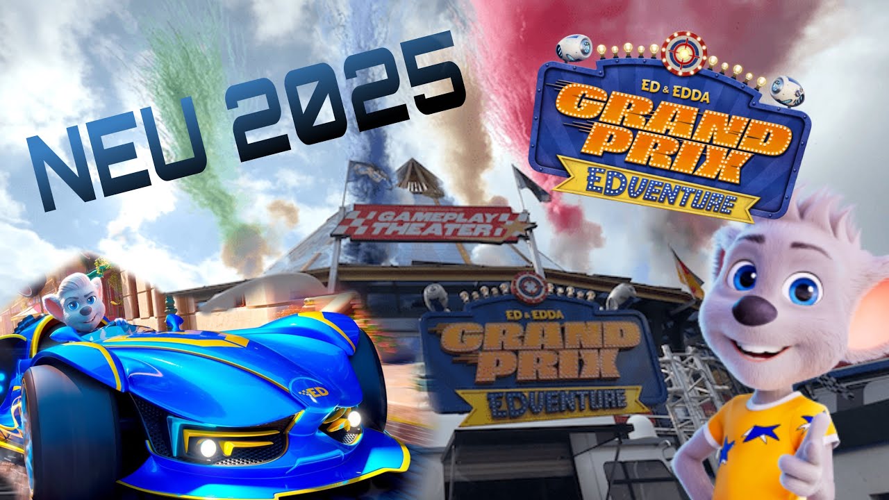 GRAND PRIX EDVENTURE Onride 2025. Neue Attraktion im EUROPA PARK. - YouTube