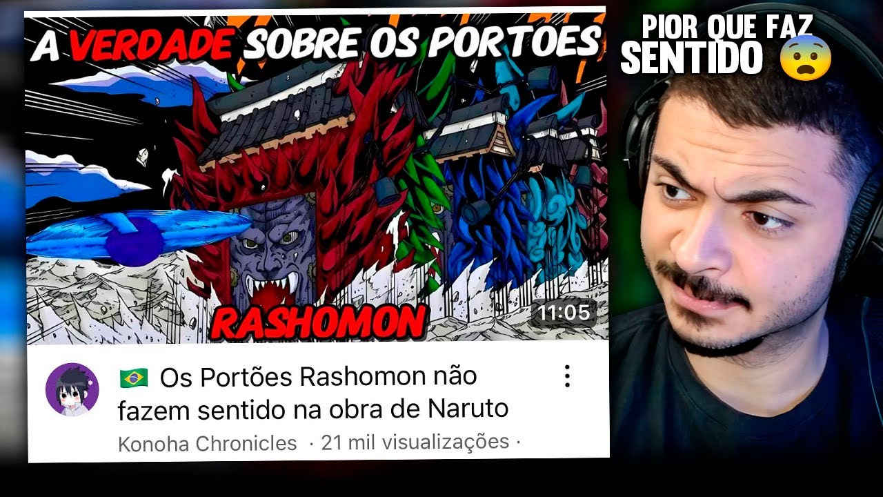 KAMUZ REAGE: OS PORTÕES RASHOMON NÃO FAZEM SENTIDO NA OBRA DE NARUTO ...