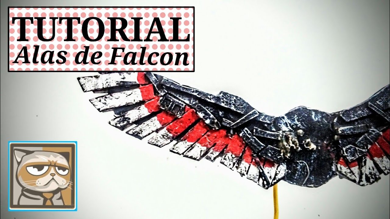 Como hacer las alas de Falcon | Escala marvel legends | - YouTube