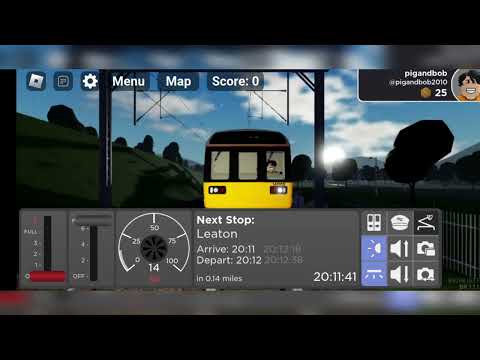 Driving a class 142 "Pacer" in Roblox British Railways from Leaton to ...