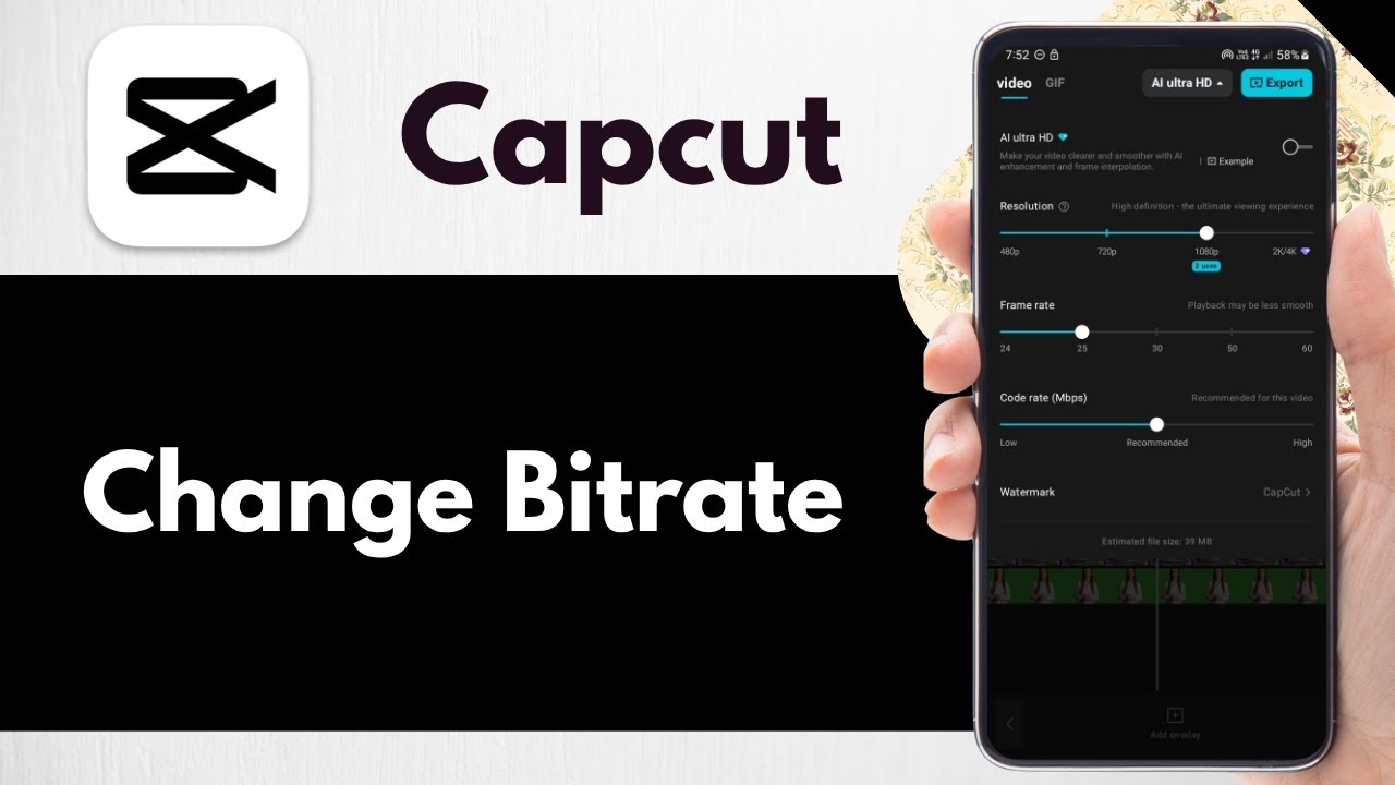 How To Change Bitrate In CapCut - Full Guide - YouTube