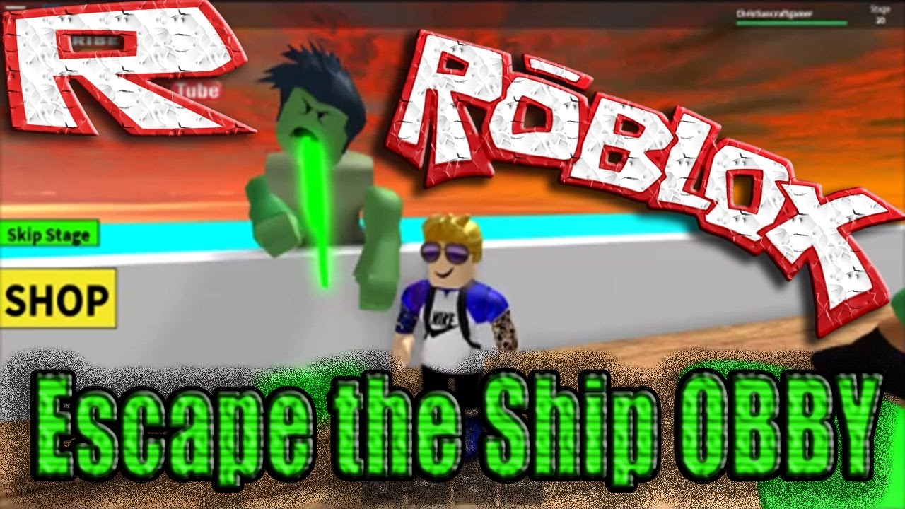 ZOMBIE ATTACK!! | Roblox Escape the ship obby - YouTube