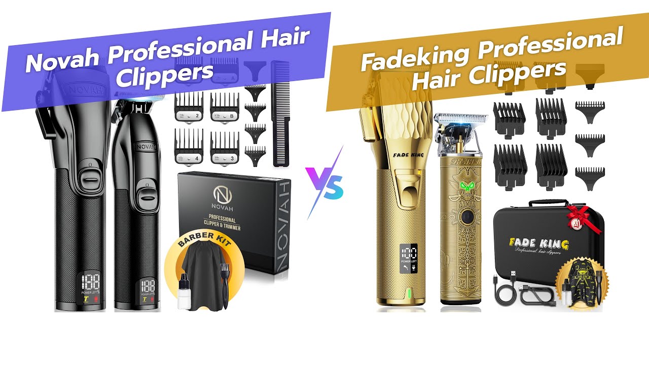 💈 Novah vs FADEKING Hair Clippers Comparison 💇‍♂️ - YouTube
