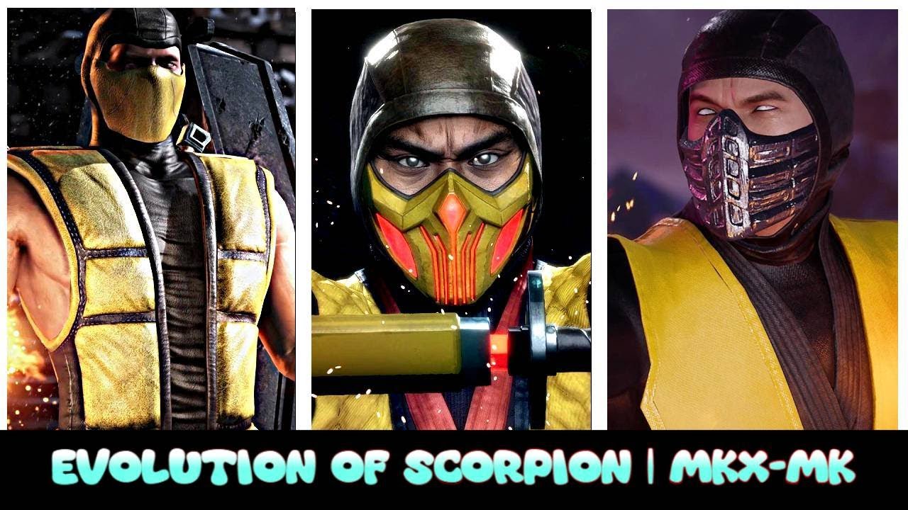 Evolution of Scorpion Fatalities, Brutalities, X-Ray, Intro and Outro ...