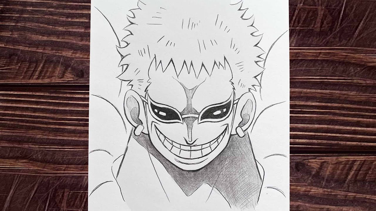 How to draw Doflamingo from One Piece | Easy to draw for beginners ...