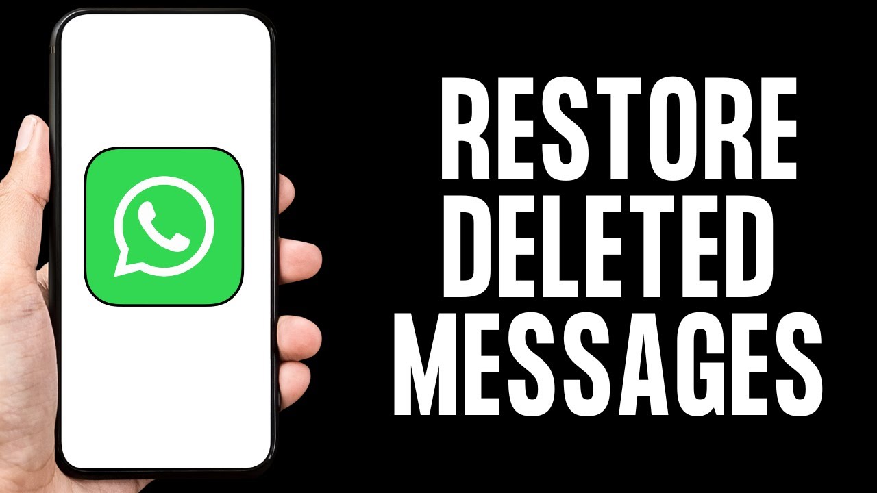 How To Restore Deleted Messages on WhatsApp Using Local Backup - YouTube