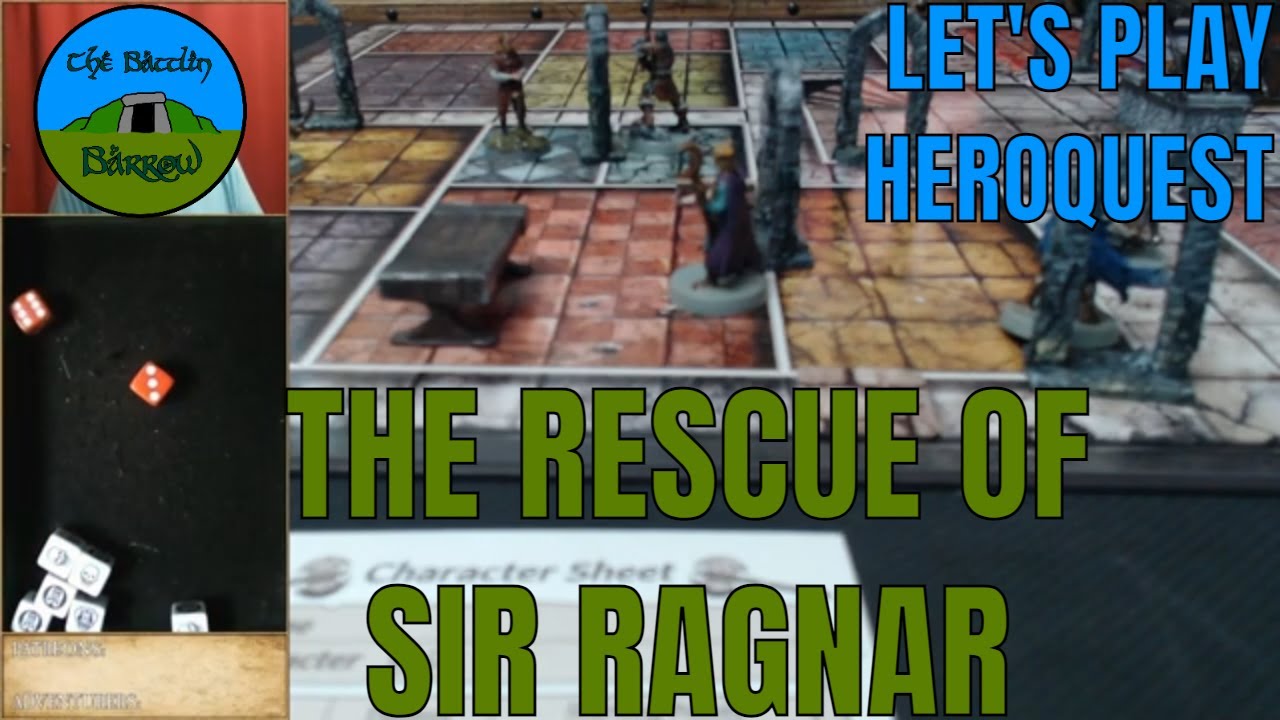 Heroquest - The Rescue of Sir Ragnar Companion App Solo Play Session ...