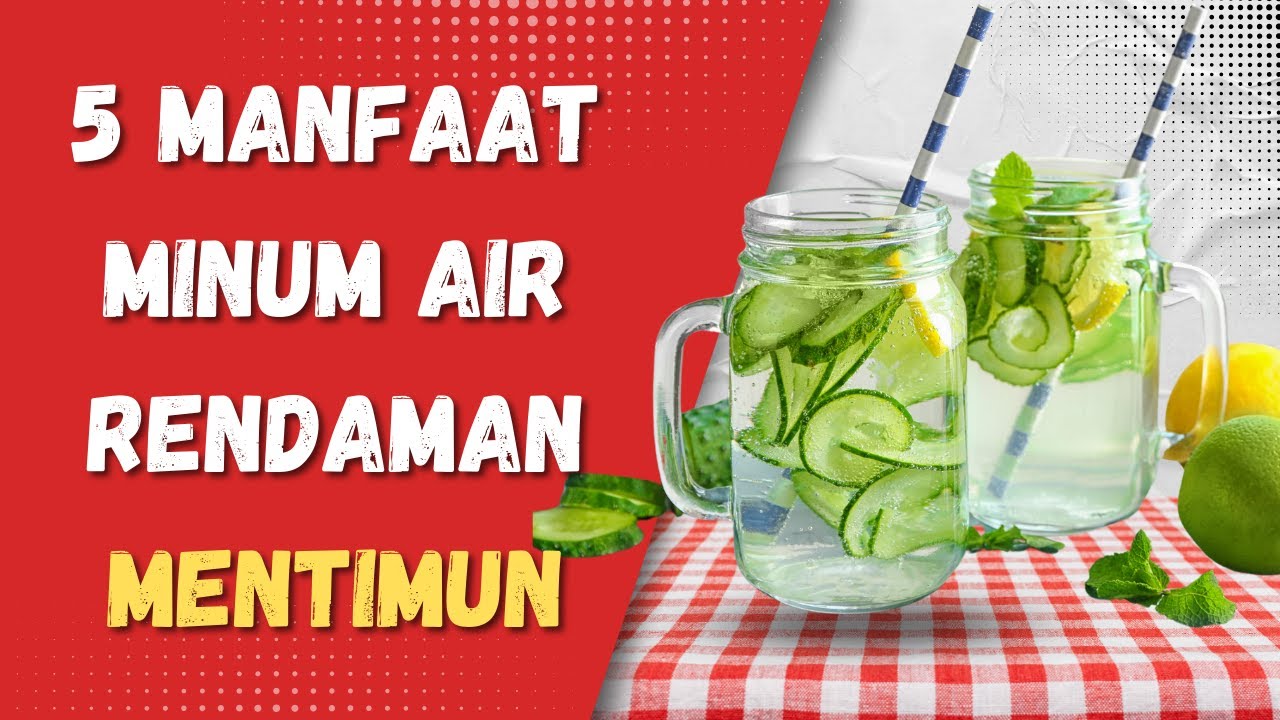 5 Manfaat Minum Air Rendaman Mentimun Untuk Kesehatan - YouTube