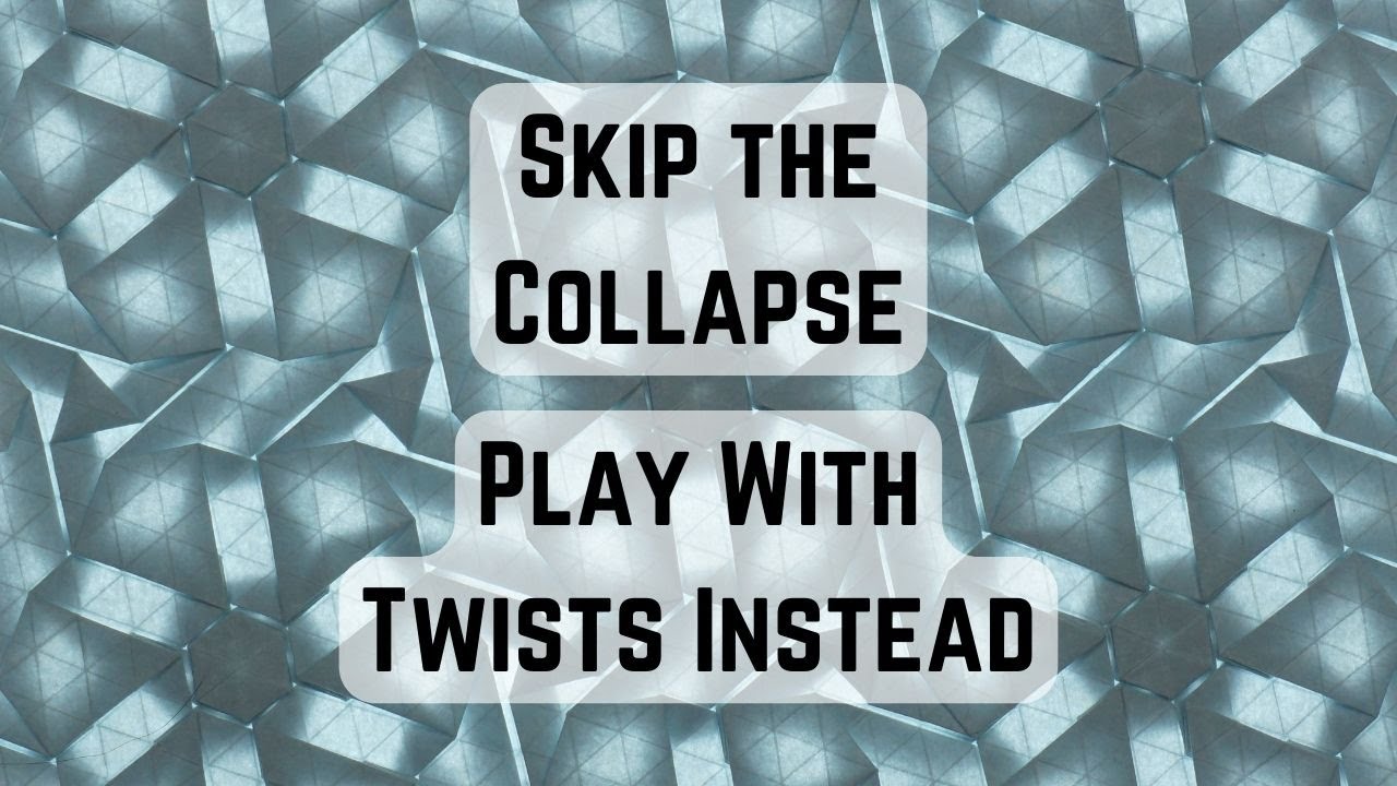 Origami Tessellation Design Is Flexible, Not Rigid - YouTube