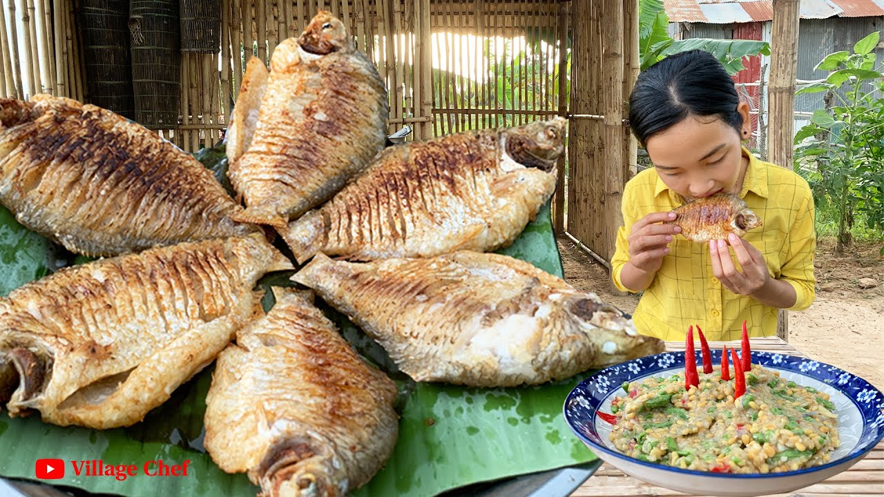 Village Chef : Fried tasty fish recipe - YouTube