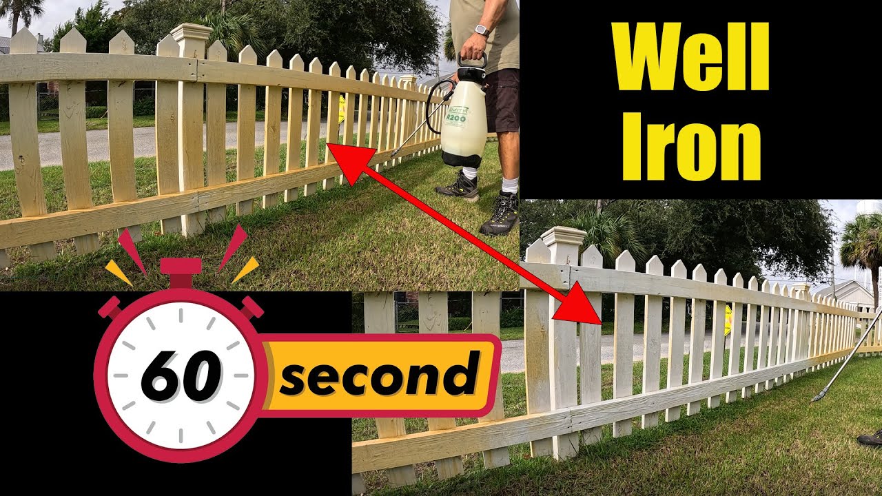 Irrigation Orange Rust Stains How to Remove - YouTube