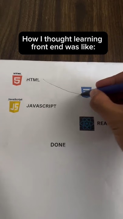 How I Thought Learning Frontend Was Like 😮💨 Coding Webdevelopment React Youtube