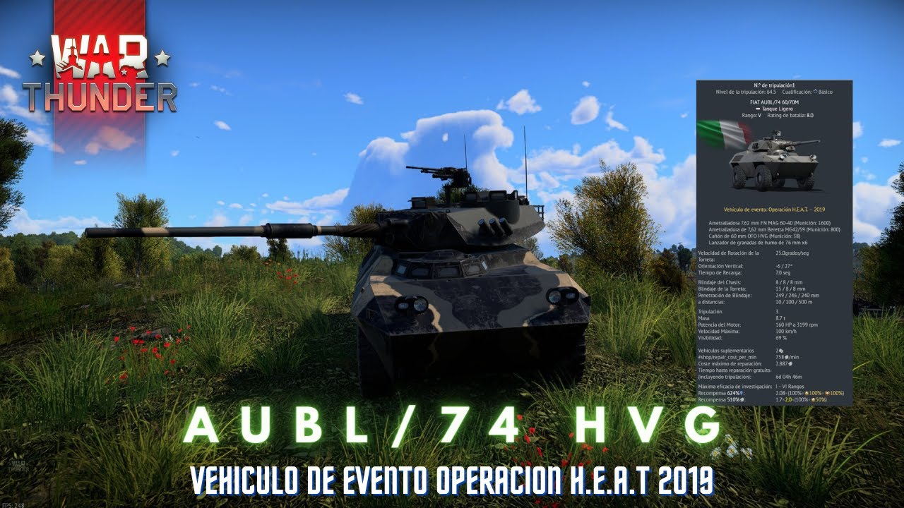 AUBL/74 HVG | El tanque olvidado de la Operación H.E.A.T 2019 - YouTube