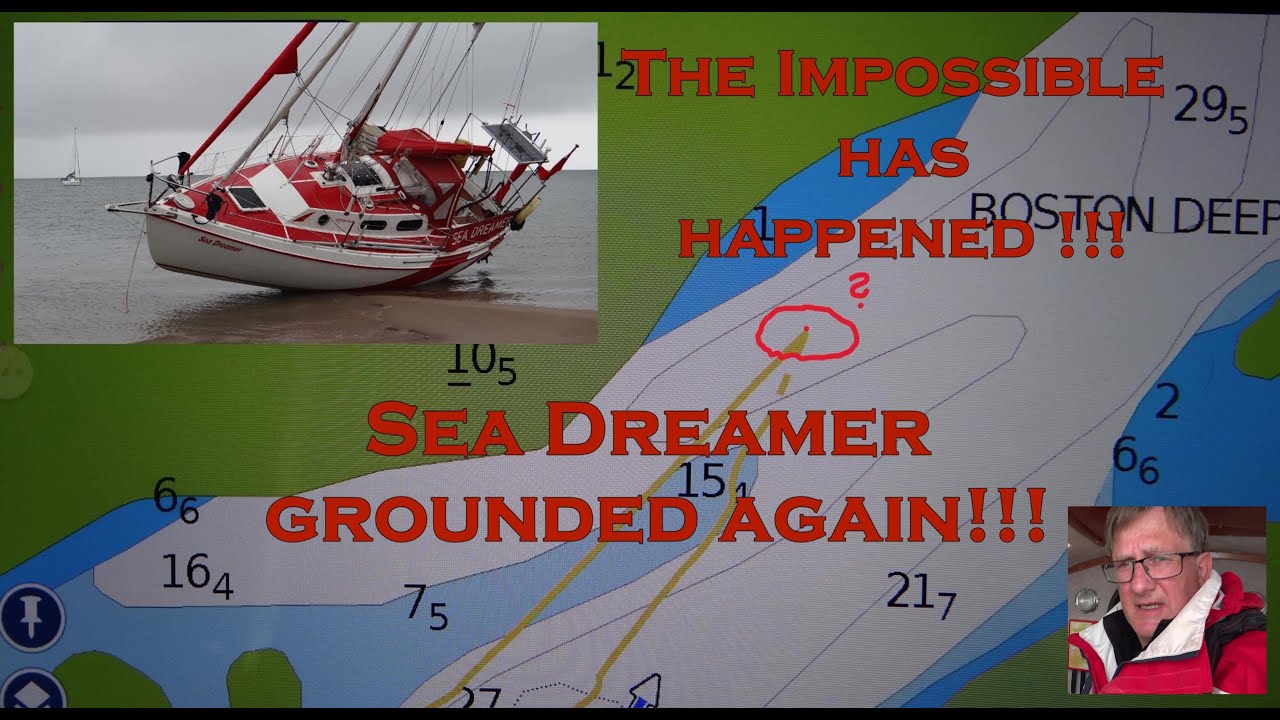 The Wash - 3 Aug 2024 - Sea Dreamer grounded again - YouTube
