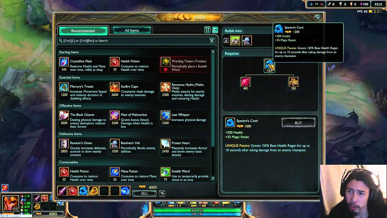 Specter's Cowl and Farsight Orb Buffs - Poor, Neglected LoL Items ...