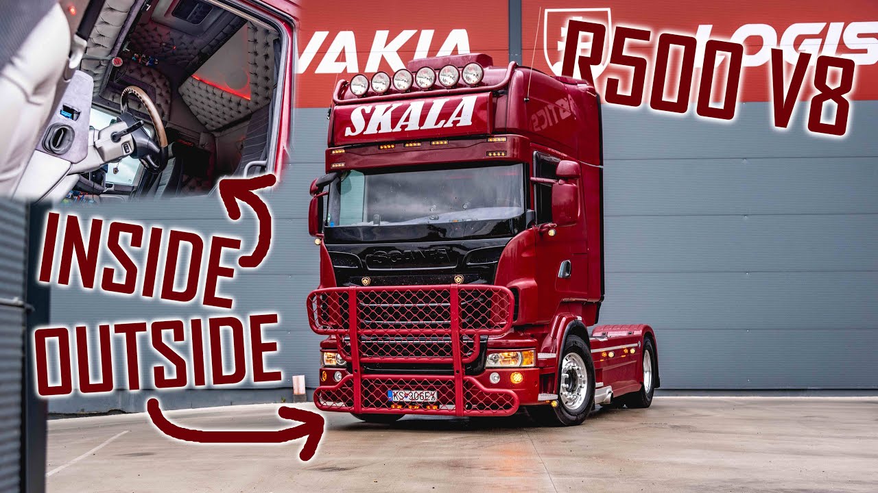 WALKAROUND: Scania R500++ V8 'SKÁLA' // *Interior & Exterior* - YouTube