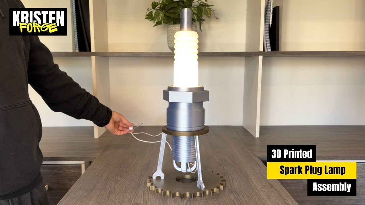Spark Plug Lamp - YouTube