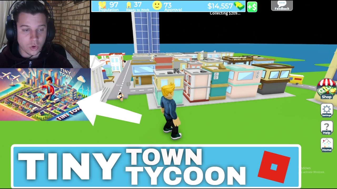 BUILDING the BEST Tiny Town in Roblox EVER! - YouTube