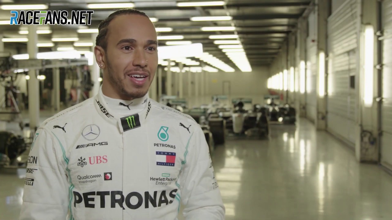 New Mercedes W10 debut, plus Lewis Hamilton's reaction | 2019 F1 car ...