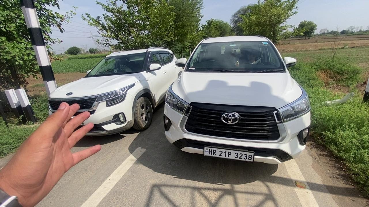 Driving Toyota INNOVA Crysta First Time !! Diesel BS6 2021 - YouTube