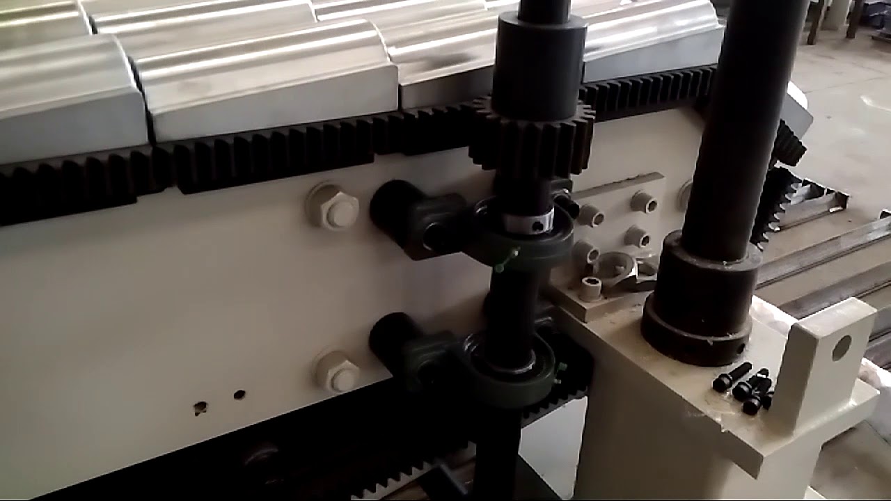 No web roof sheet making forming machine part2 one layer ready testing ...