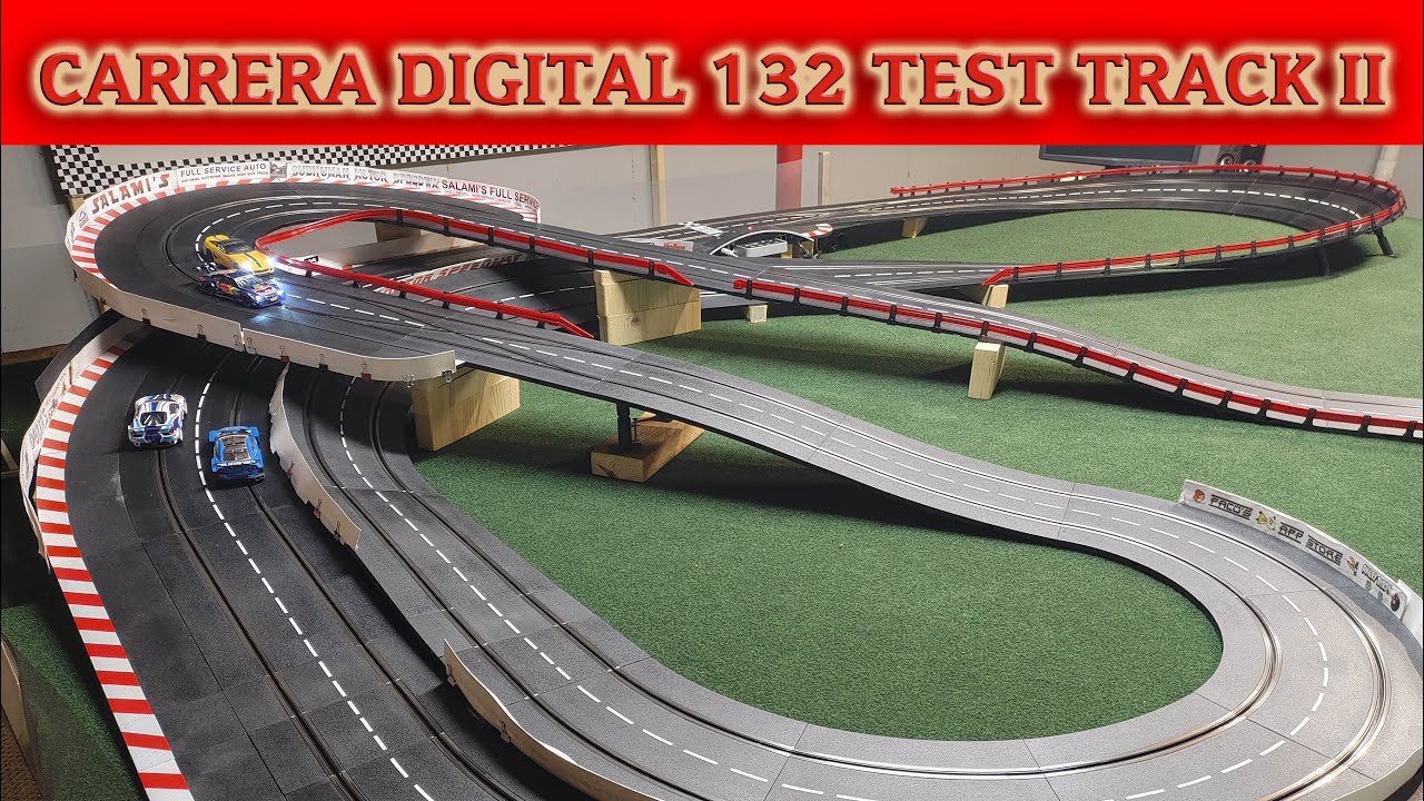 New Test Track Carrera Digital 124 132 Slot Car Track Layout YouTube