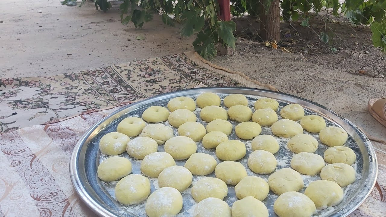 agerdak is a delicious rural bread|How do they bake bread in the villages of our country? - YouTube