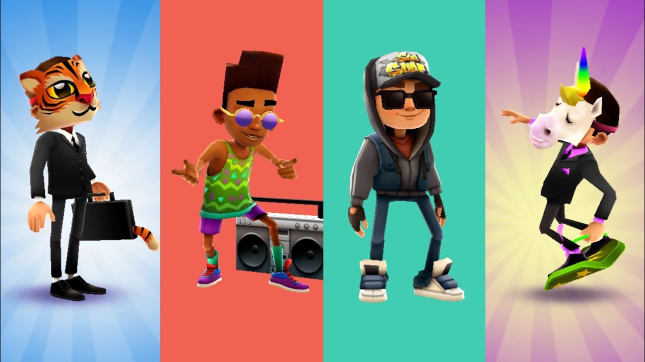 Subway Surfers San Francisco - Frank, Fresh, Jake, Pride Frank - YouTube