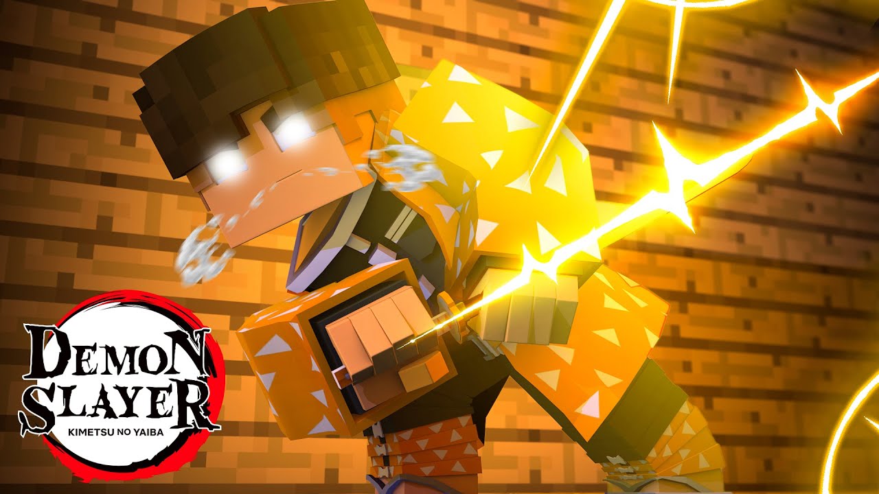 👿*NOVA* ADDON de DEMON SLAYER no MINECRAFT PE! *respiração, espadas ...