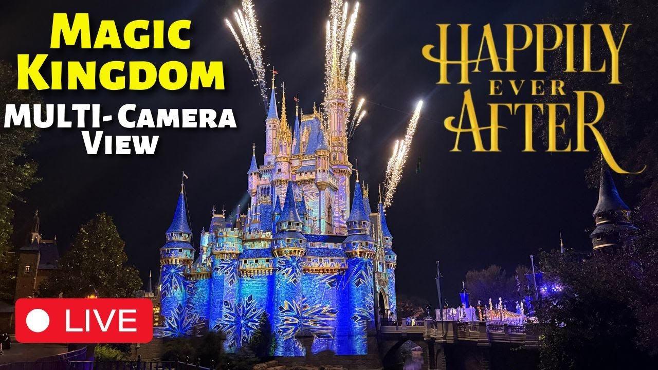 🔴LIVE🔴 Magic Kingdom MULTI-Camera View of Starlight, Rides & Fireworks ...