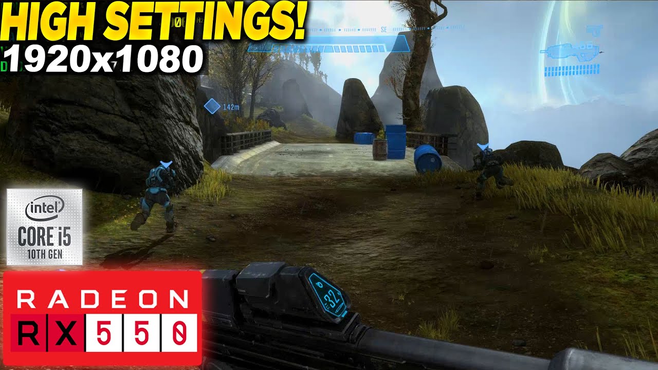 Halo Reach RX 550 - 1080p High, - YouTube