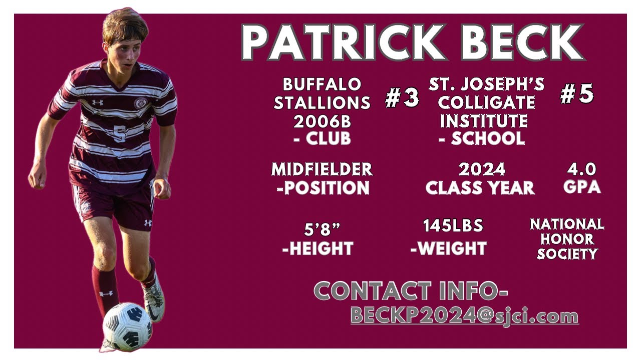 Patrick Beck | Class of 2024 - College Recruiting Video - YouTube