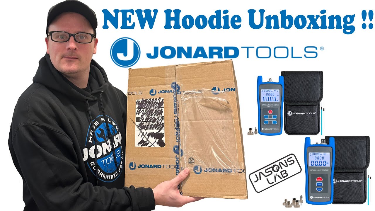Jonard Tools Hoodie & Fiber Tools Unboxing @JonardTools - YouTube