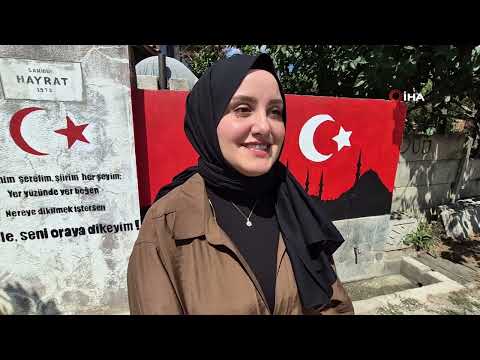Resim öğretmeninin fırçasıyla mahallenin adı değişti