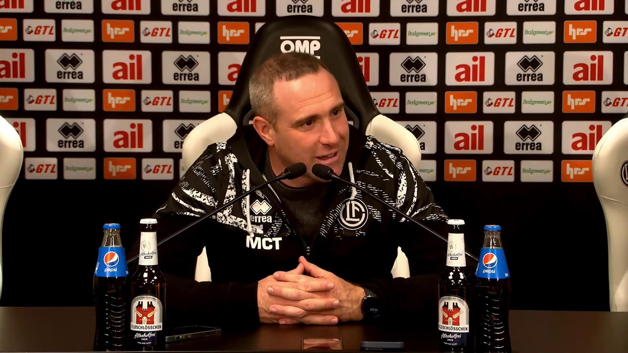 Conferenza Stampa di Mattia Croci-Torti dopo FC Lugano - FC Zurigo ...
