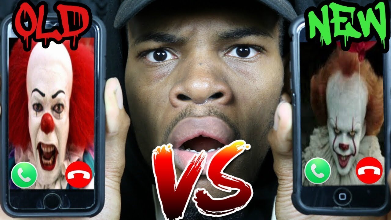 CALLING OLD PENNYWISE AND THE NEW PENNYWISE *THEY HAD A FIGHT* OMG ...