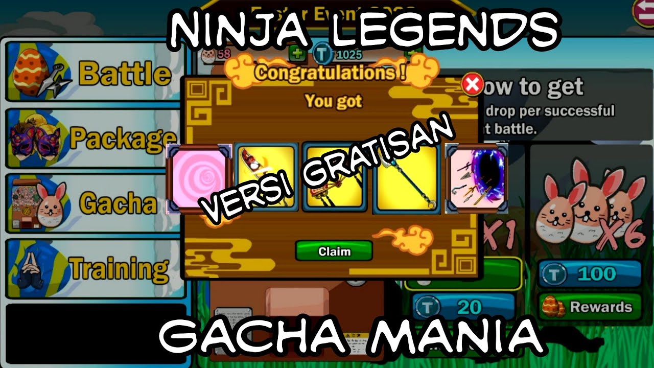 Pembahasan cheat Full damage ""Ninja Legend -- Gameguardian ++ gacha ...