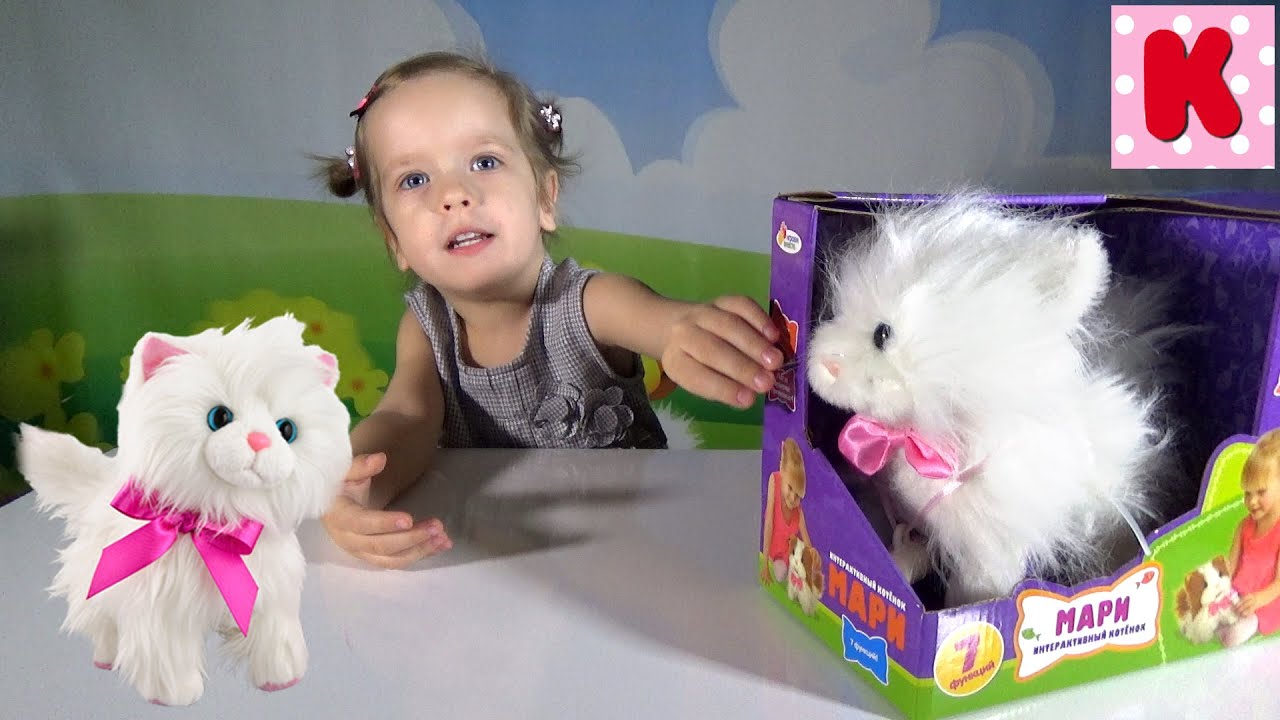 Кошечка Мари интерактивный котенок Kitty Marie kitty interactive - YouTube