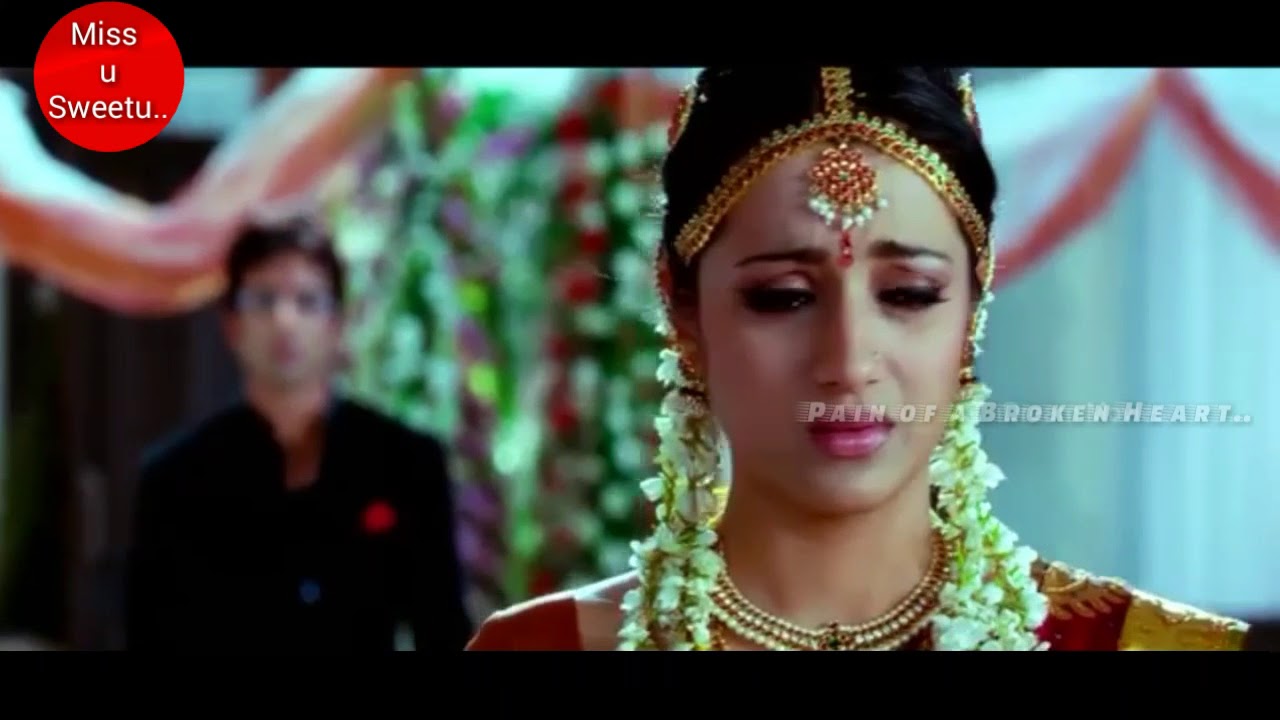 Very sad heart touching dialogue by #Trisha from Teenmar movie ...