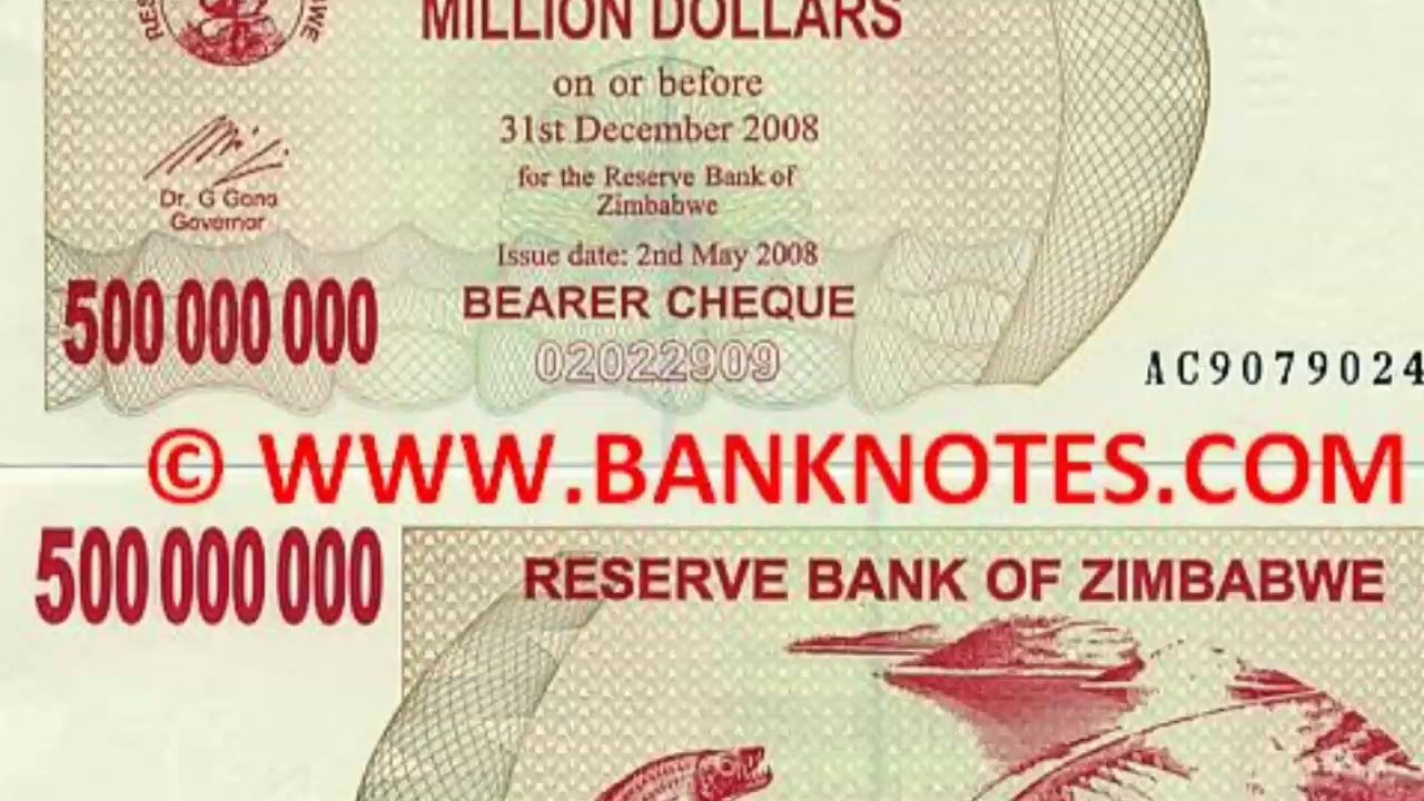 Zimbabwe introduces new notes - YouTube